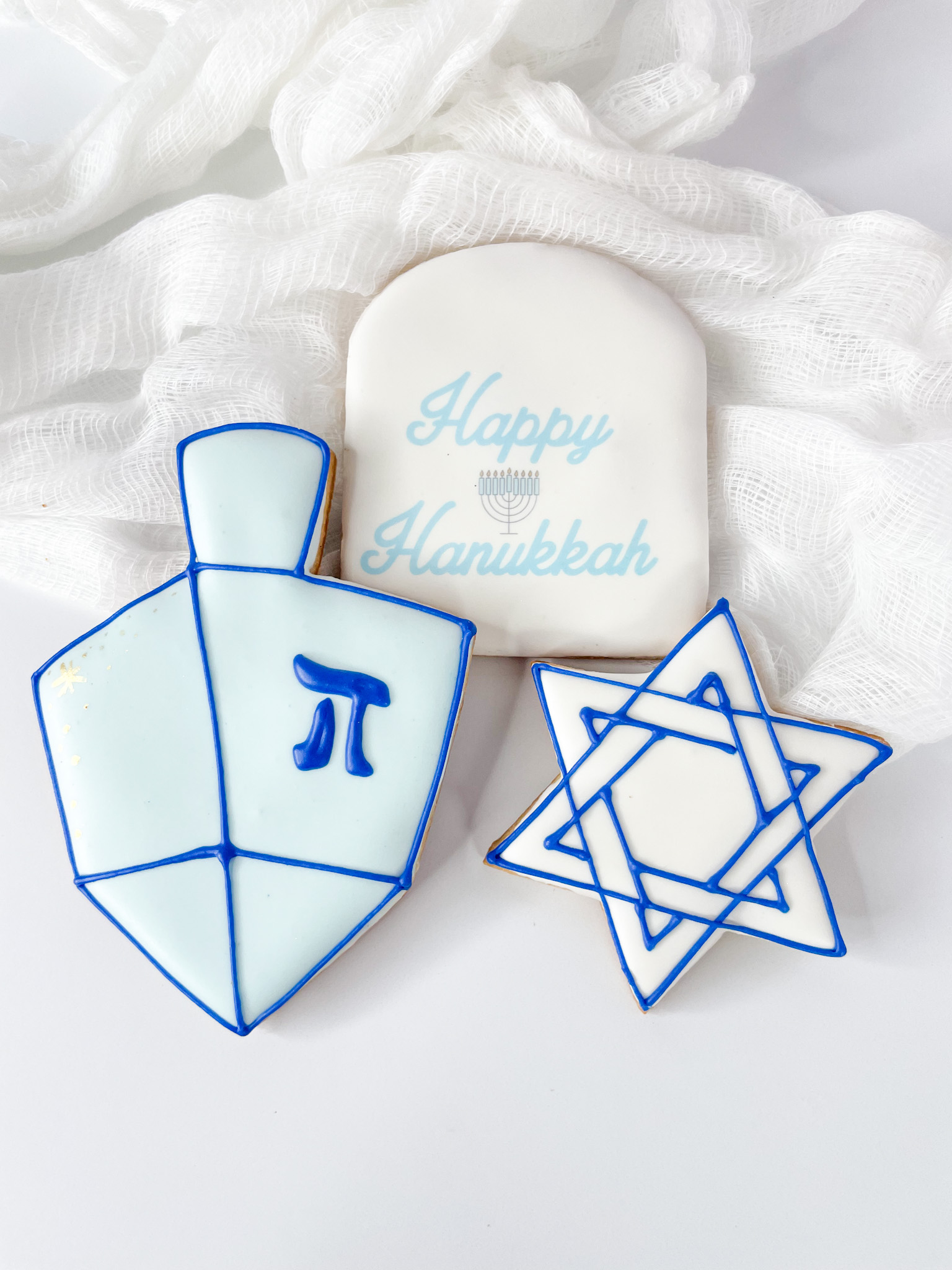Happy Hanukkah Cookie Gift Set – P. S. Sweets